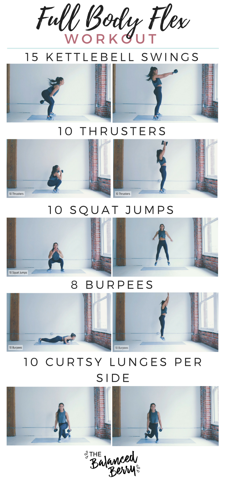 Full Body Flex Workout Tbb Summer Slay The Balanced Berry
